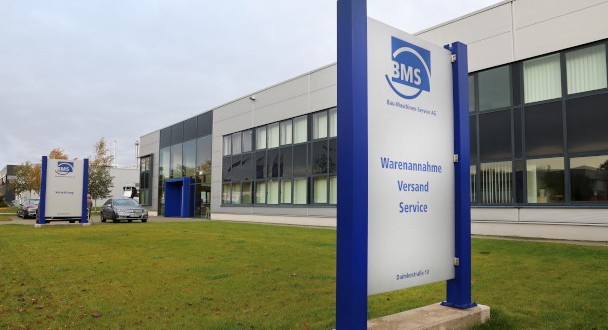 BMS. Bau-Maschinen-Service AG. DER SPEZIALIST FÜR ESTRICHMASCHINEN.